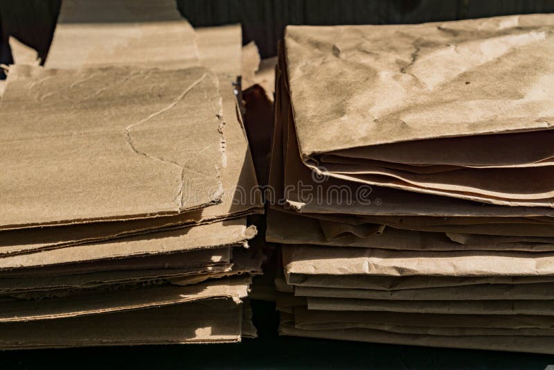Cardboard, Craft Rough Paper Texture Stock Photo - Image of grained ...