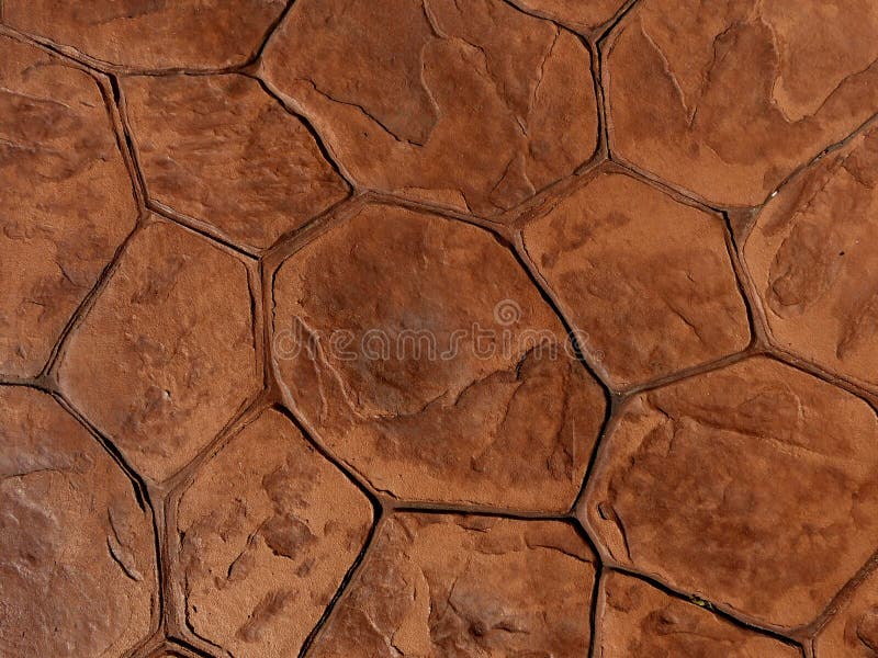 Texture of a Brown-colored Stone Walking Path Stock Photo - Image of ...