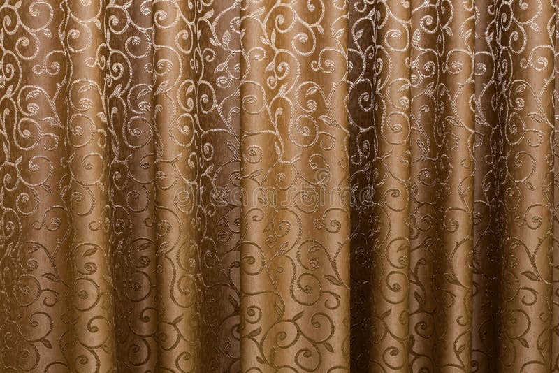 Texture of fabric curtains stock photo. Image of closeup - 111067086