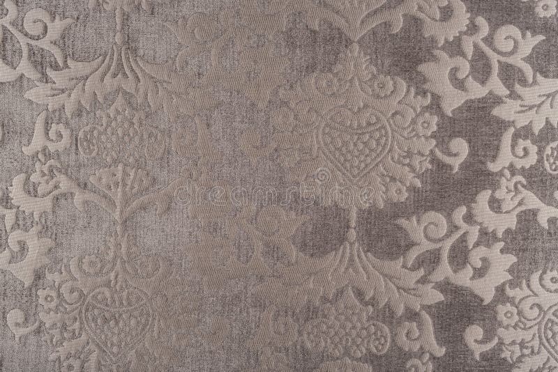 Texture of Brown Fabric with a Pattern Stock Photo - Image of natural ...