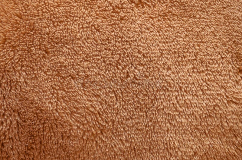 Brown Plush Fabric Close-up Stock Image - Image of closeup, color: 33968941