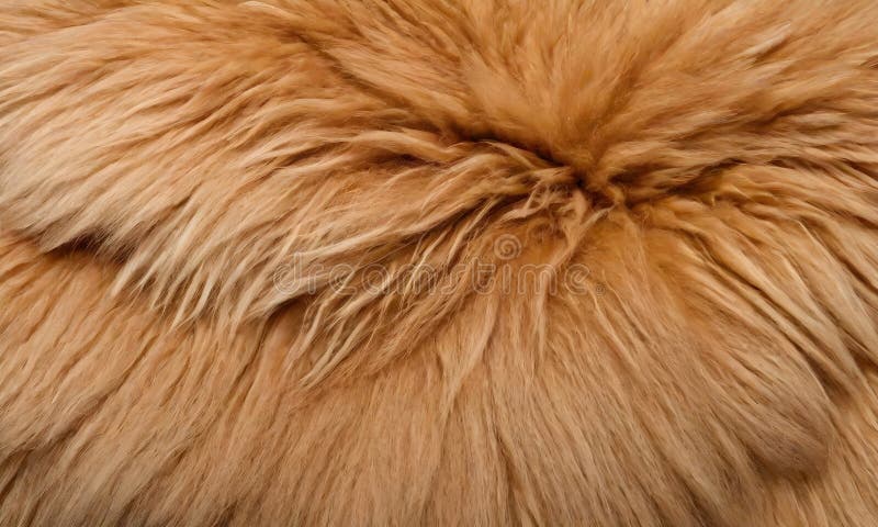 The Texture of the Brown Fur in Light Beige Tones Stock Photo - Image ...