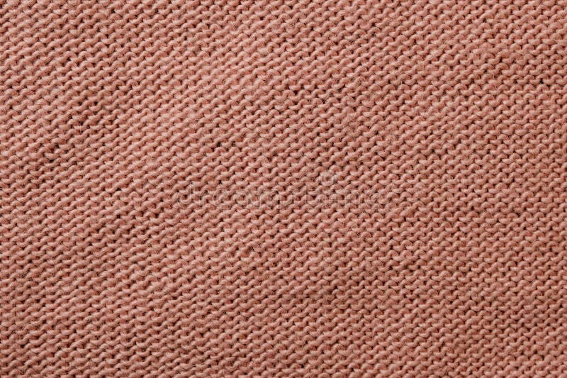 Texture of Brown Knitted Wool Fabric Stock Image - Image of softness ...
