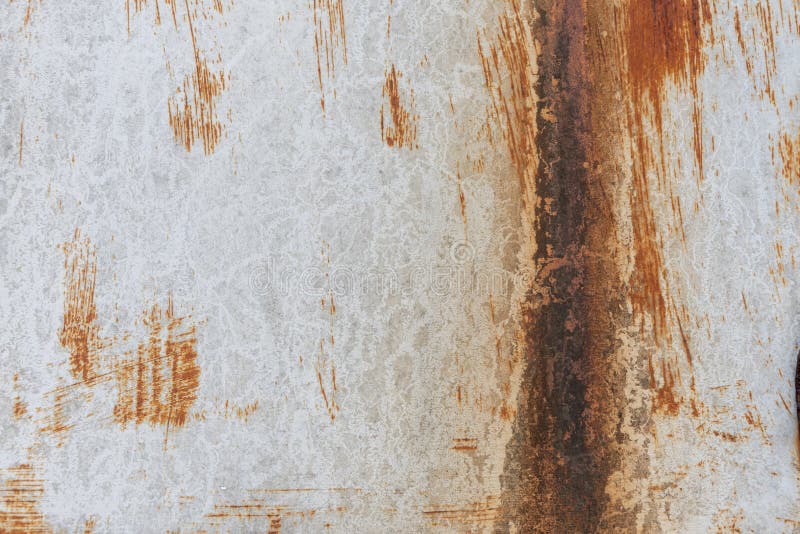 The Texture of Brown Rust and Stains on the Old Metal Surface ...