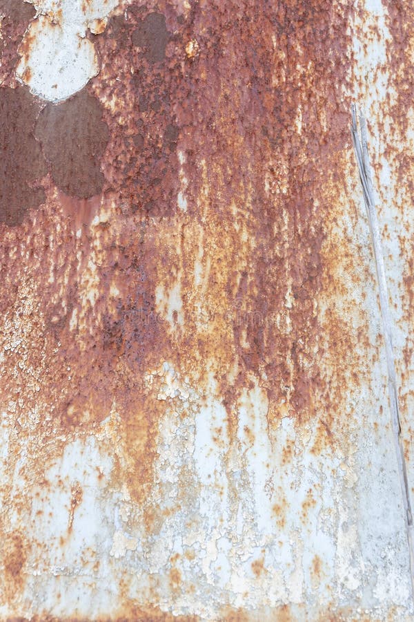 The Texture of Brown Rust and Stains on the Old Metal Surface ...