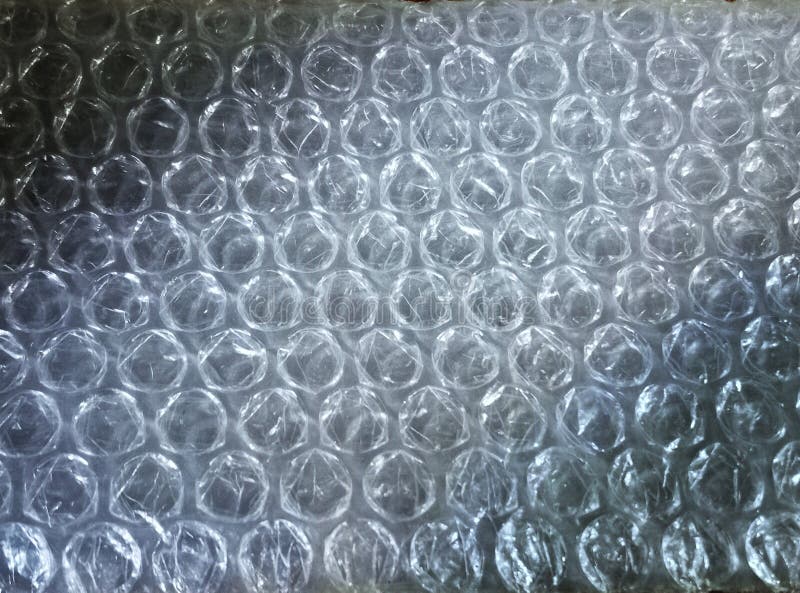 The Texture of Bubble Wrap Plastic Which is Often Used To Wrap Packages ...