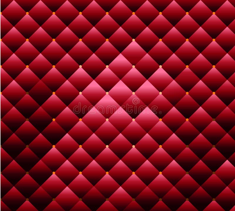 Texture Bulk Upholstery Fabric with Buttons Red Stock Vector ...