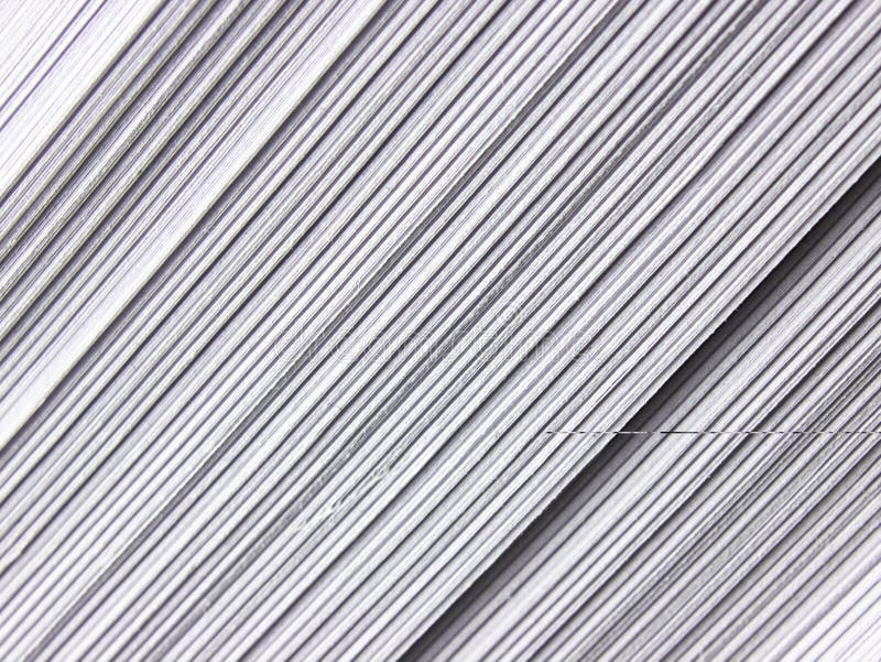 Texture Bundle of Sheets of Paper on the Side Stock Photo - Image of ...