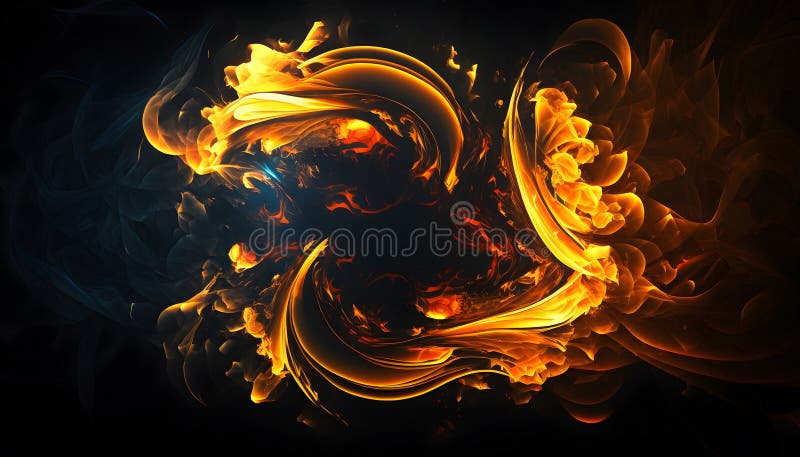 Texture of Burn Fire with Particles Embers. Stock Illustration ...