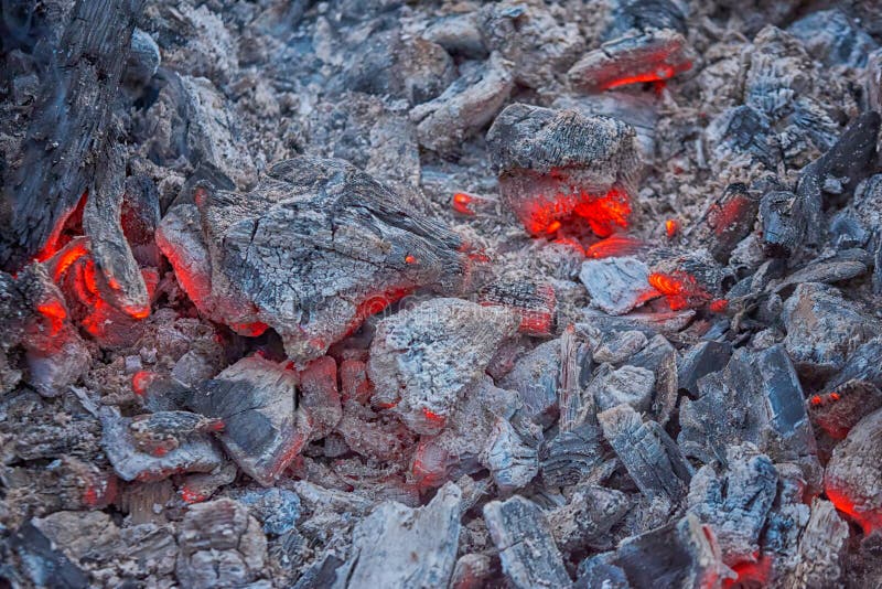 Texture of Burning Coals. Abstract Background of Burning Coals Stock ...