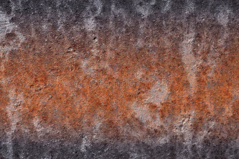 Texture of Burnt Iron Covered with Rust Stock Illustration ...