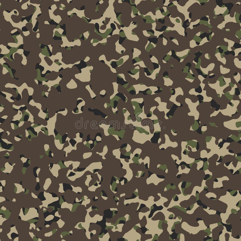 Texture Camouflage Military Repeats Army Stock Vector - Illustration of ...