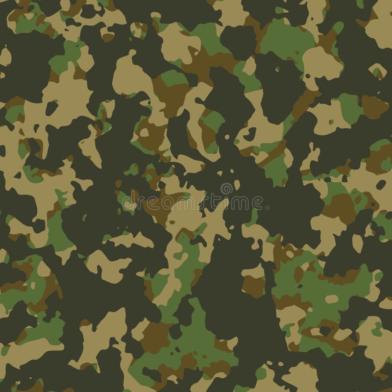 Texture Camouflage Military Repeats Army Stock Vector - Illustration of ...