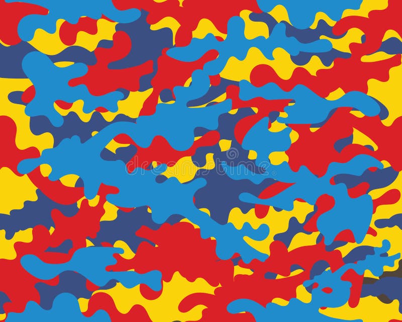 Texture Military Seamless Army Illustration Stock Vector - Illustration ...