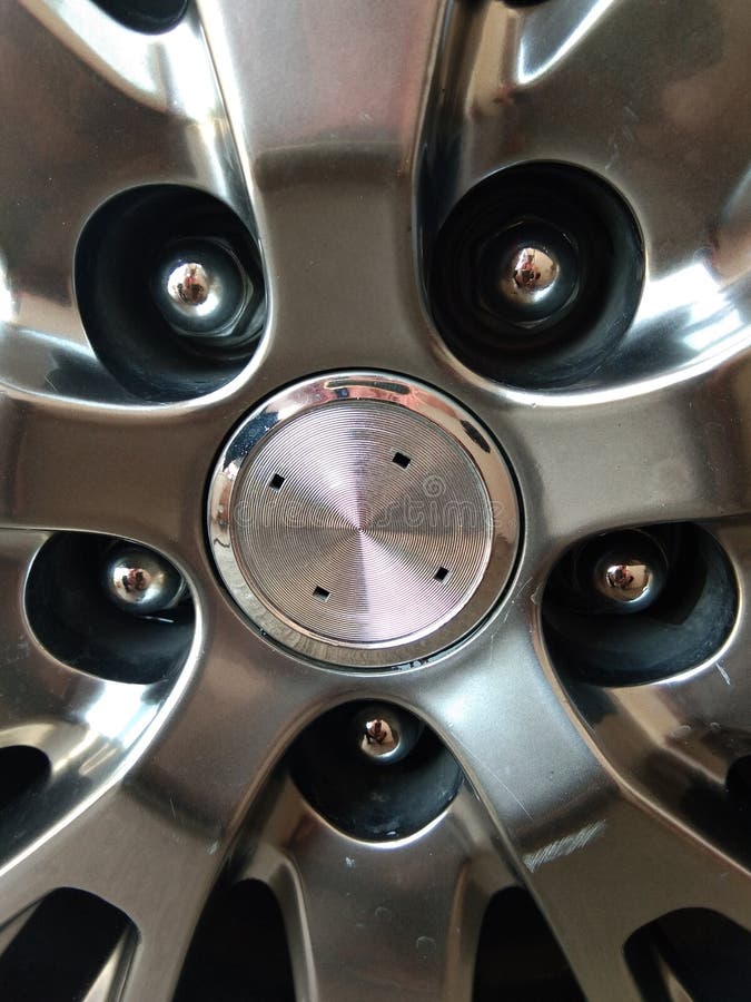 The Texture of the Car Wheels with Metal Stock Photo - Image of design ...