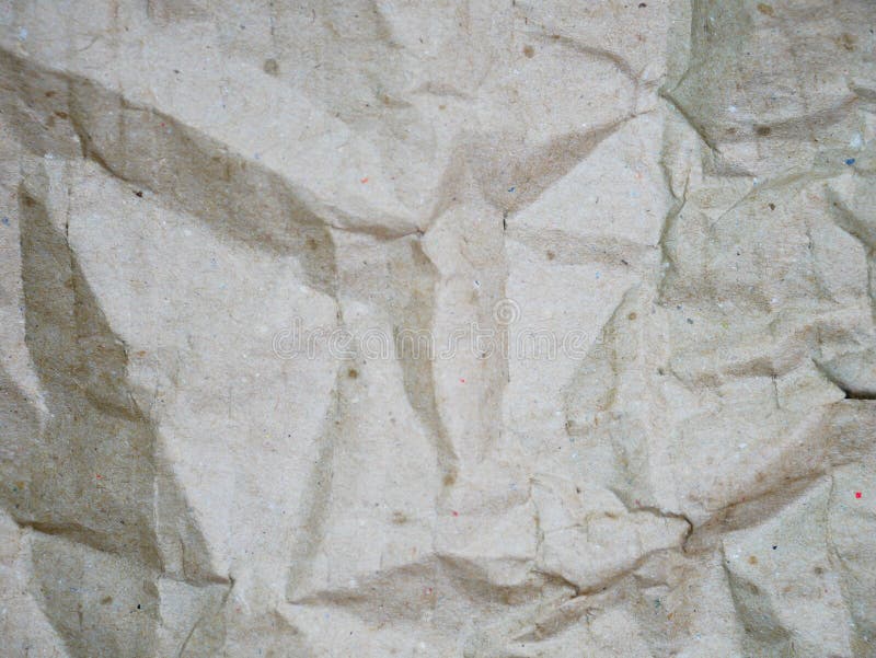 Texture Of Cardboard With Bends, Crumpled Paper. Sheet, Pattern. Stock ...