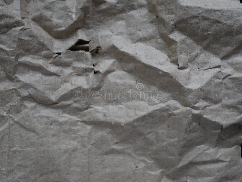 Texture of Cardboard with Bends, Crumpled Paper. Sheet, Pattern. Stock ...
