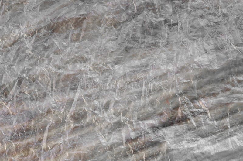 Texture of Cellophane Material with Many Folds and Bends Stock Image ...