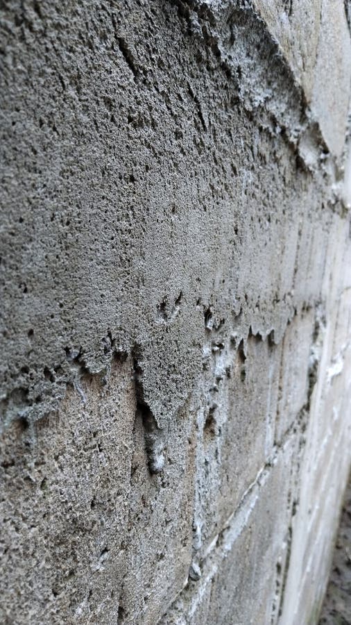 Texture Cement Walls that are Not Perfect or are Still in Process Stock ...