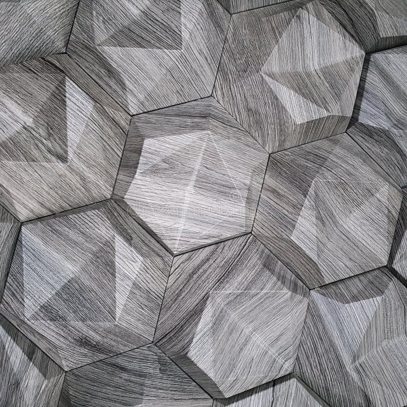 The Texture of the Ceramic Tiles in the Form of a Hexagon Made of ...