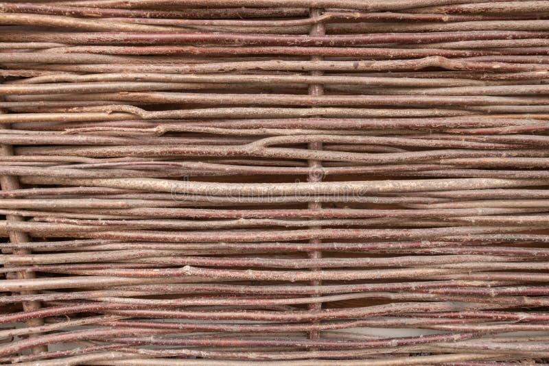 Texture a Cerca De Vime, Uma Cerca Decorativa, Uma Cerca Do Wattle ...