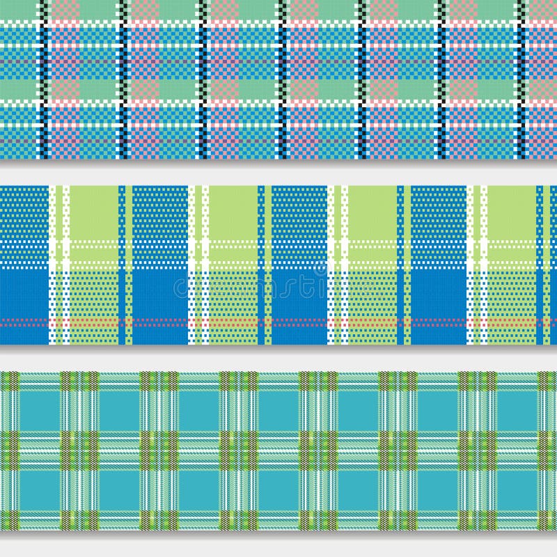 Texture Check and Square, Fifteen Stock Vector - Illustration of ...