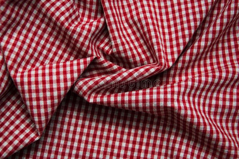 Texture of Checkered Fabric Stock Photo - Image of abstract, detail ...