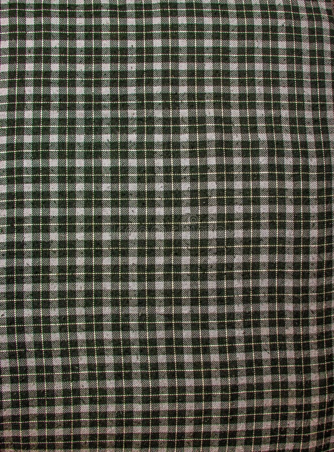 Checkered Gray Cotton Fabric As Background Texture Stock Photo - Image ...