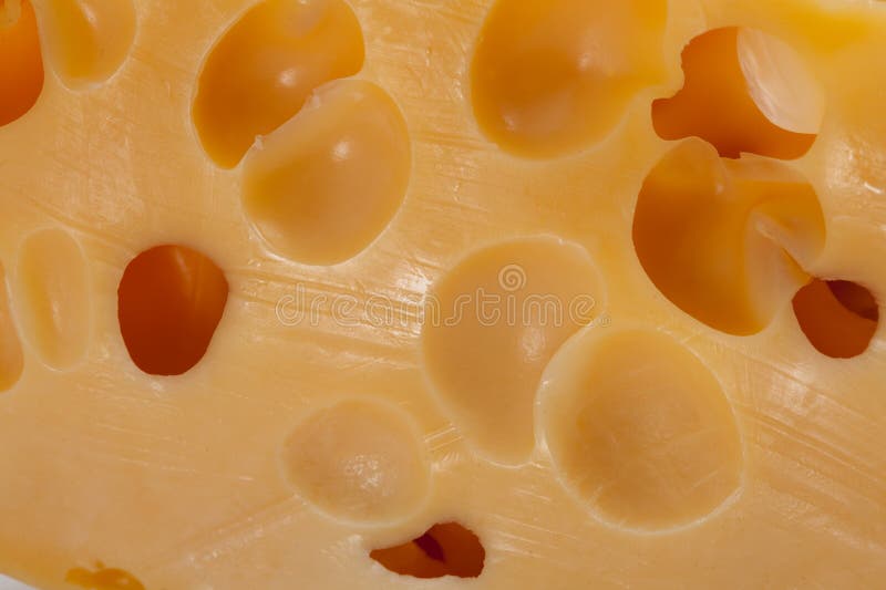 Texture of Cheese, Close-up Stock Image - Image of eating, single ...