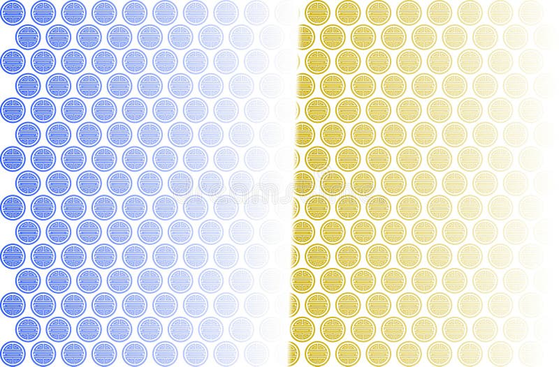 Texture with Chinese Symbol of Longevity in Alternating Circle ...