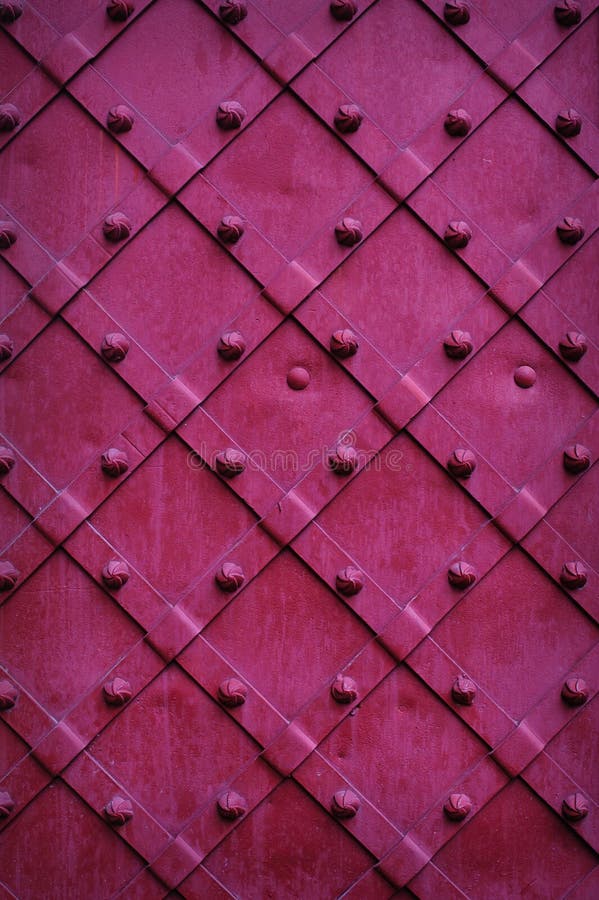 Texture Chipped Metals Doors Dark Red Color Stock Image - Image of ...