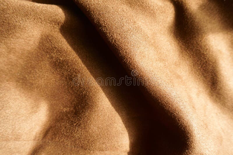 Chocolate Brown Faux Suede Fabric Soft Folds Stock Photos - Free ...