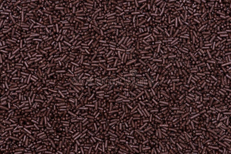 Texture of Chocolate Sprinkles Stock Photo - Image of calories, macro ...