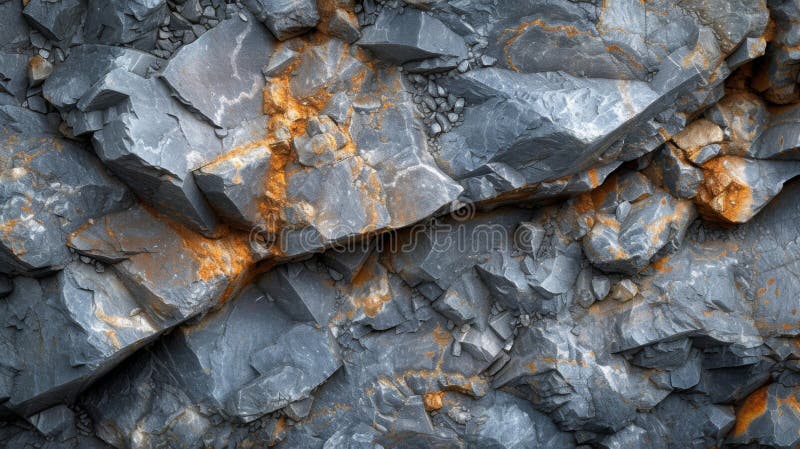 Texture of a Chunk of Granite Showcasing the Contrast between Its ...