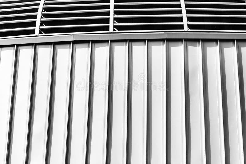 The Texture of the Cladding of the Building from Metal Aluminum Panels ...