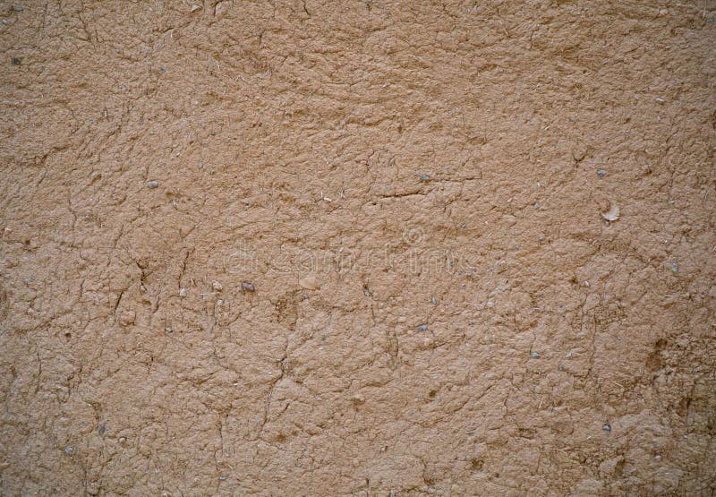 Texture of Clay Wall from Clay House Stock Image - Image of clay, hamra ...