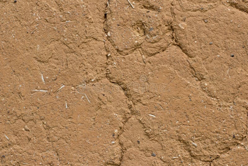 Texture of Clay Wall from Clay House, Clay Background Stock Image ...
