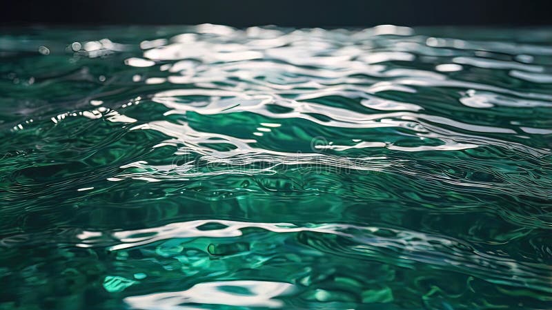 Texture of Clean Water Surface with Ripples, Splashes. Abstract Nature ...