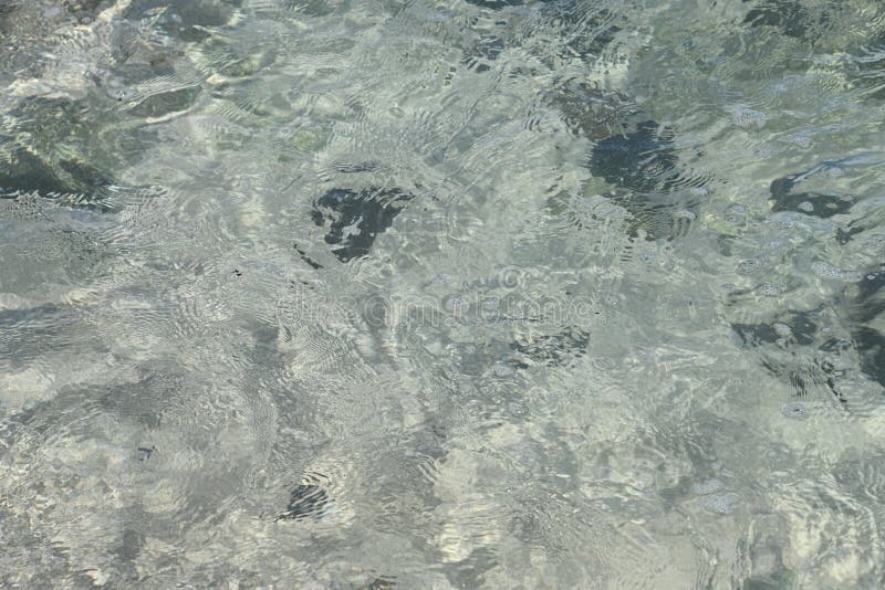 Texture of Clean Water Tide Pool, Ka Ena Point, Oahu Hawaii Stock Photo ...
