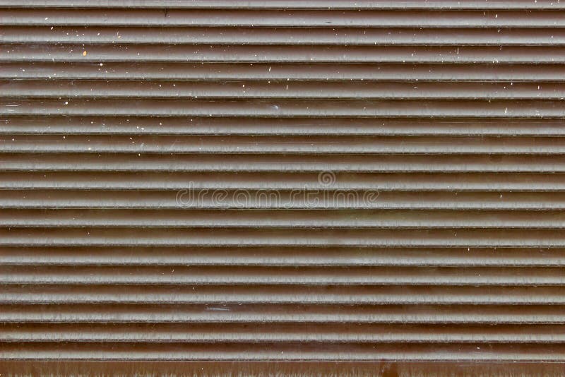 Texture of a Closed Roller Shutter Stock Photo - Image of stain ...