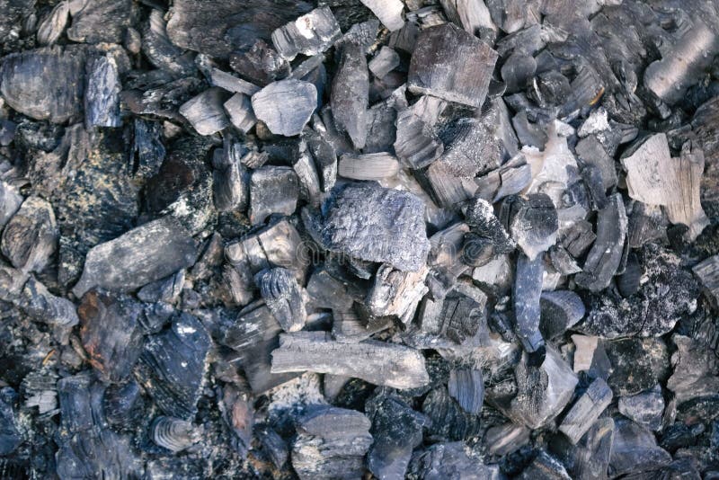 The Texture of the Coals of an Extinguished Fire Stock Photo - Image of ...