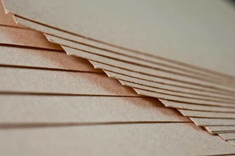 The Texture Of Coarse Paper, A Bundle Of Cardboard Stock Image - Image ...