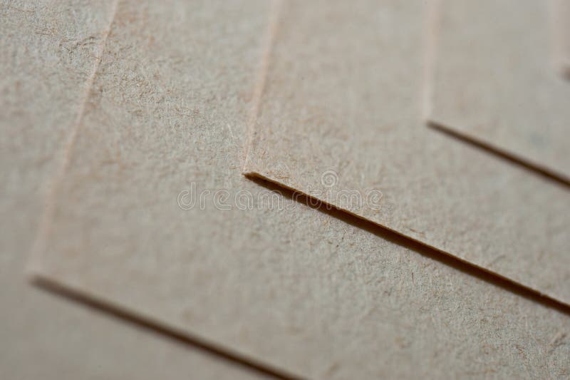 The Texture of Coarse Paper, a Bundle of Cardboard Stock Photo - Image ...