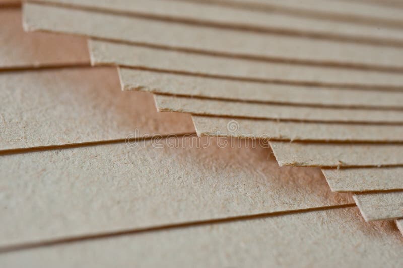 The Texture of Coarse Paper, a Bundle of Cardboard Stock Photo - Image ...