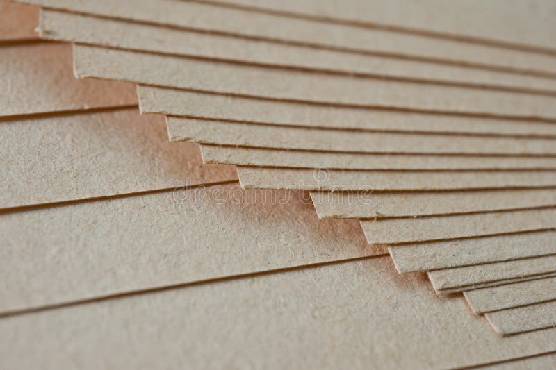 The Texture of Coarse Paper, a Bundle of Cardboard Stock Photo - Image ...