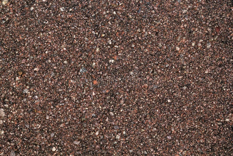 Texture of Coarse Sand with Red Stone Chips Stock Photo - Image of ...