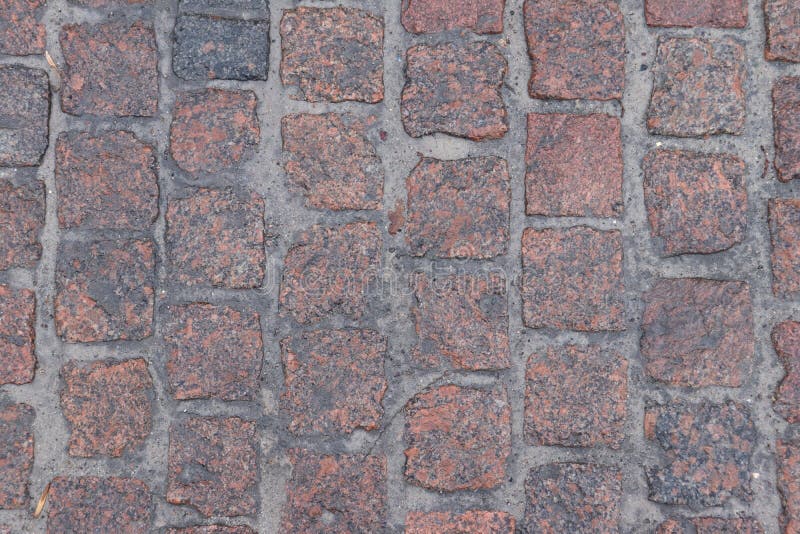 Cobblestone Pedestrian Path. Stock Image - Image of brickwork, flooring ...
