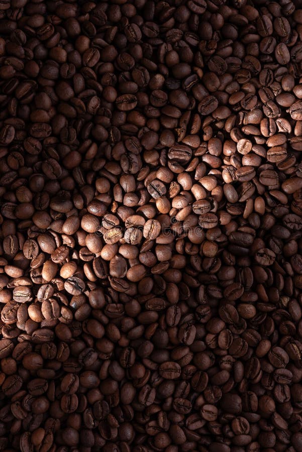 Texture of coffee beans stock image. Image of closeup - 291413541