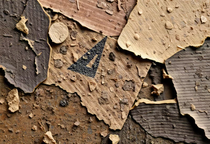 Texture Collage a Close Up of a Textured Surface with Multiple M Stock ...