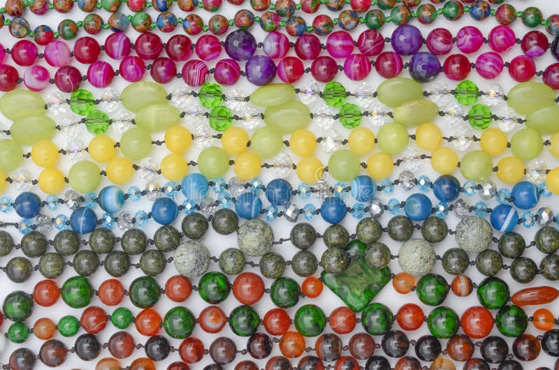 Texture of color beads stock image. Image of closeup - 206747495